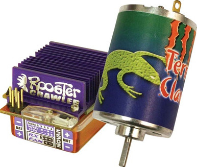 Novak Terra Claw 55T Brushed Motor w/Rooster Crawler Edition ESC Combo