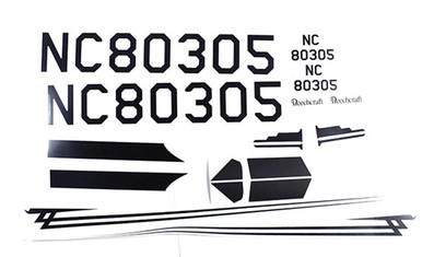 Rage Decal Set for Beechcraft Staggerwing Micro RTF, A1198