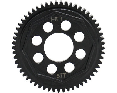 Hot Racing Steel Spur Gear 57 Tooth/0.8 Mod for Arrma 1/10 4x4 BLX, SATF257