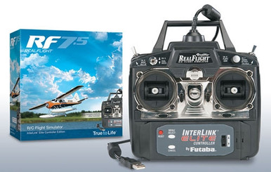 RealFlight RF7.5 R/C Flight Simulator InterLink Elite Edition Mode 2