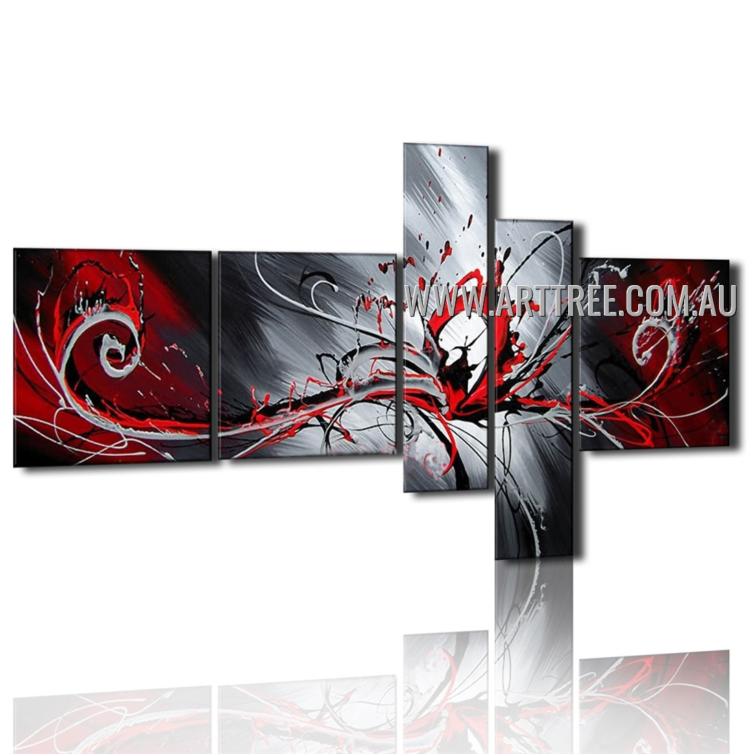 Colorful Splash Canvas Artwork Split Paintings | arttree.com.au