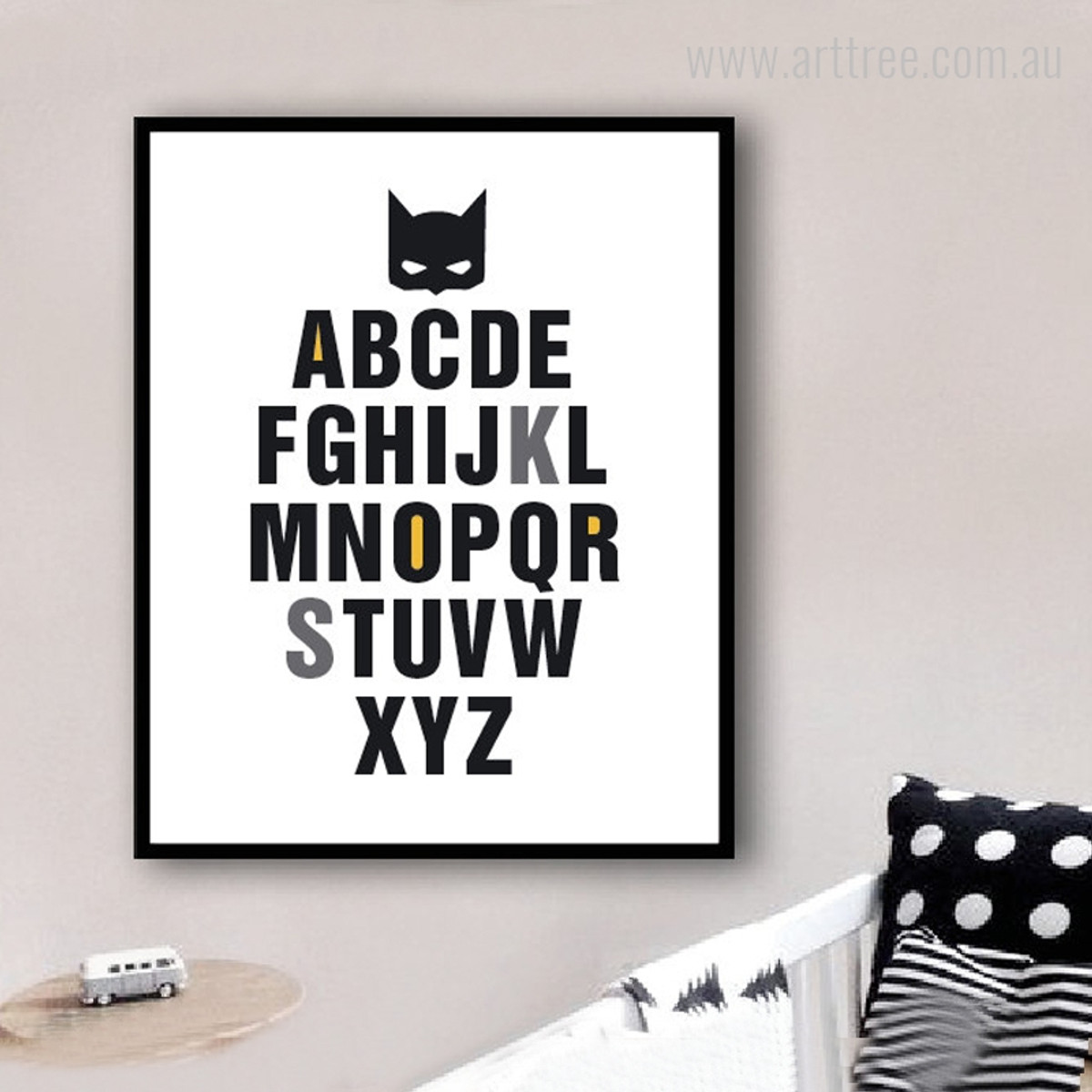 Batman Logo, Alphabets - arttree.com.au