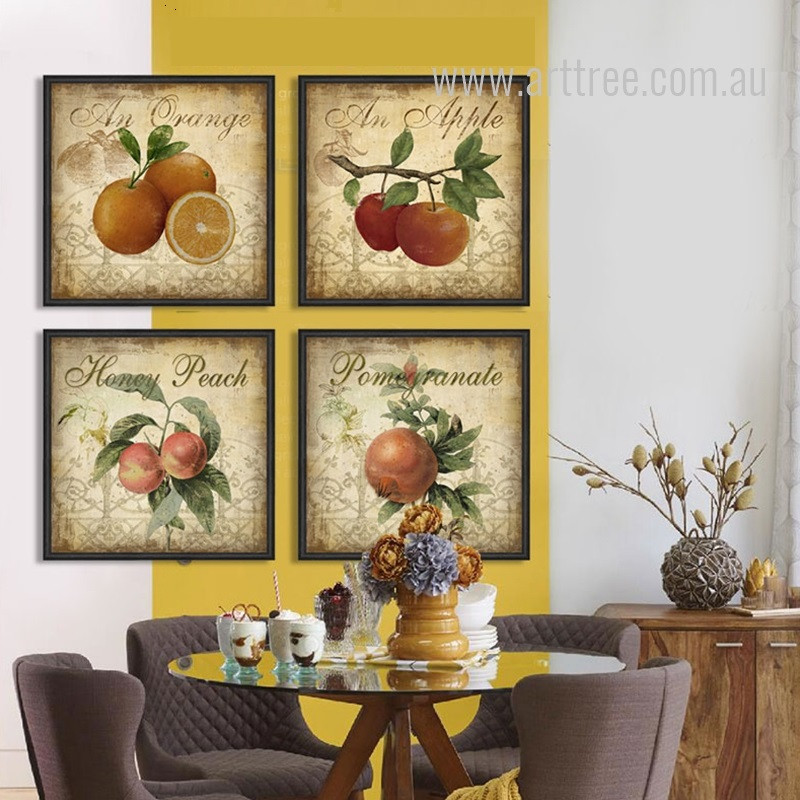 Retro Style Fruits - arttree.com.au
