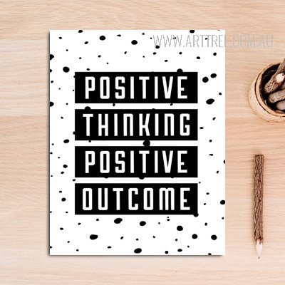 Positive Thinking Positive Outcome - arttree.com.au
