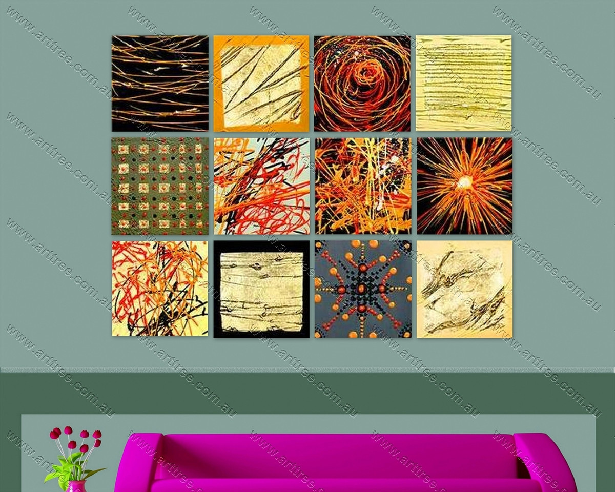 Abstract Wall Art Painting - 12 Panel - arttree.com.au