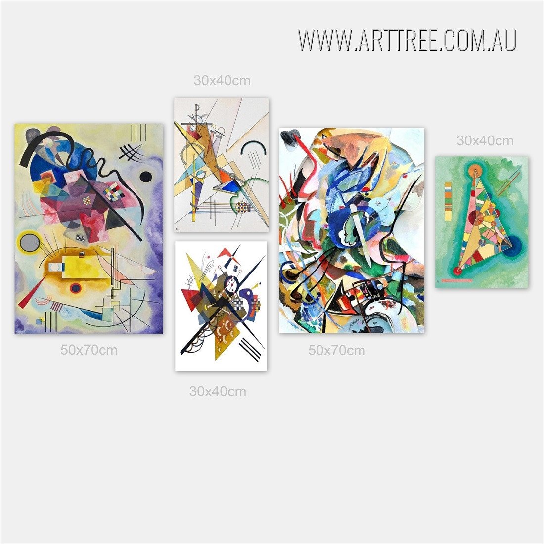 Wassily Kandinsky Wall Art Set - arttree.com.au