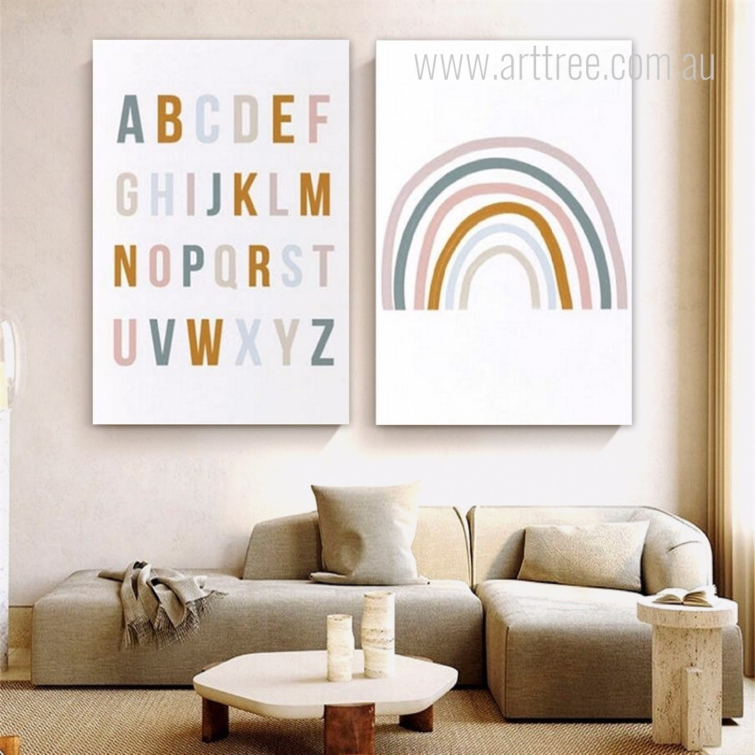 A To Z Alphabets Prints - arttree.com.au