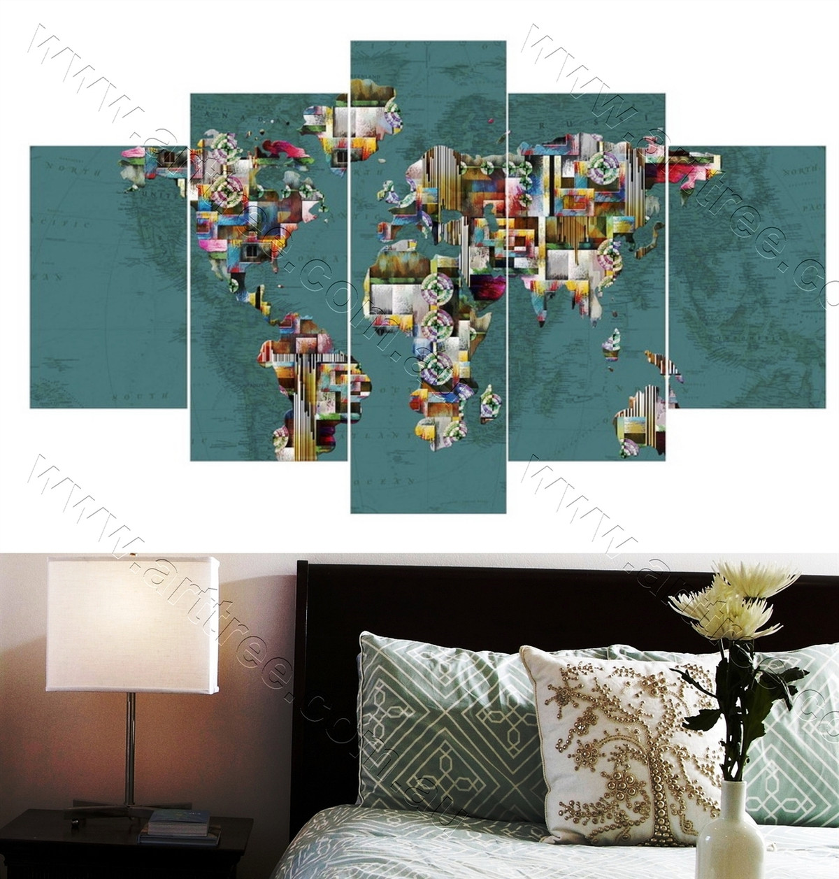 Abstract Map - arttree.com.au