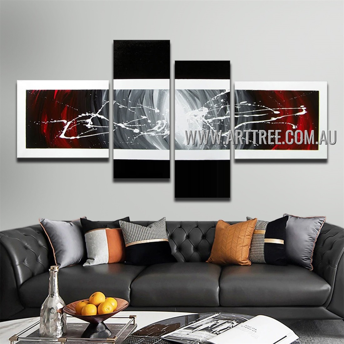 Buy 4 Panel Canvas Painting | 30% OFF Oil Paintings Wall Art