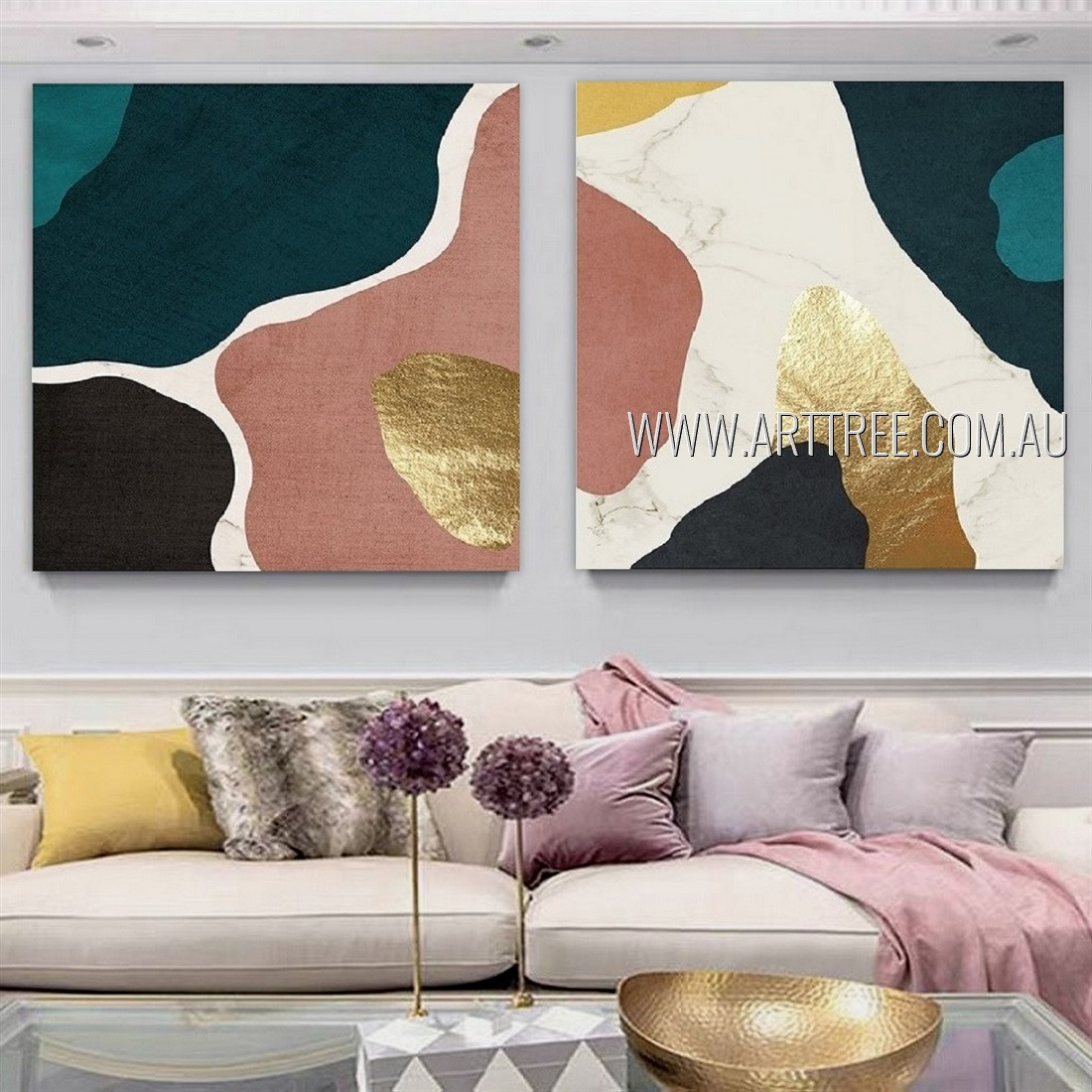 Buy 2 Panel Canvas Painting Set | Free Delivery Oz wide