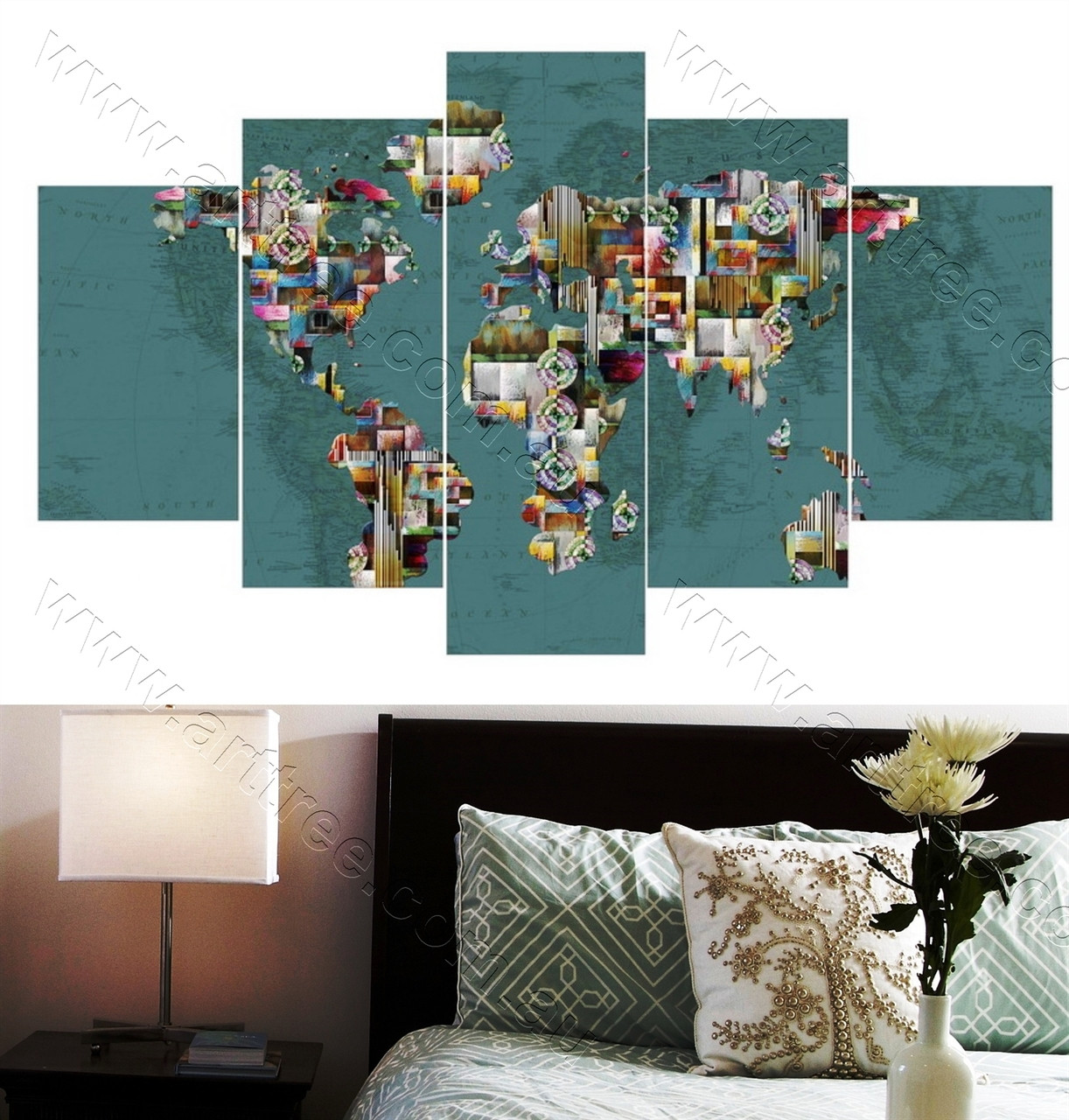 Abstract Map - arttree.com.au