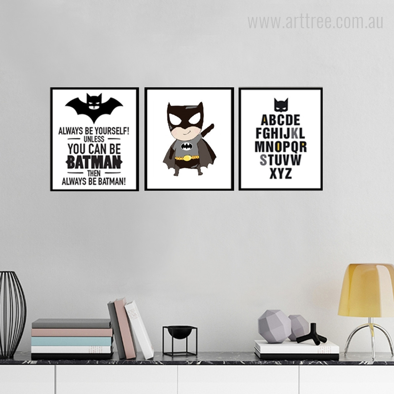 Batman Logo, Alphabets - arttree.com.au