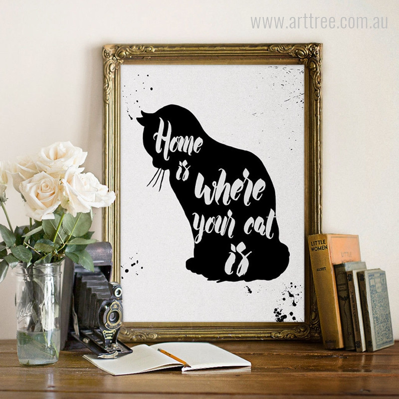 Cat in Home - arttree.com.au