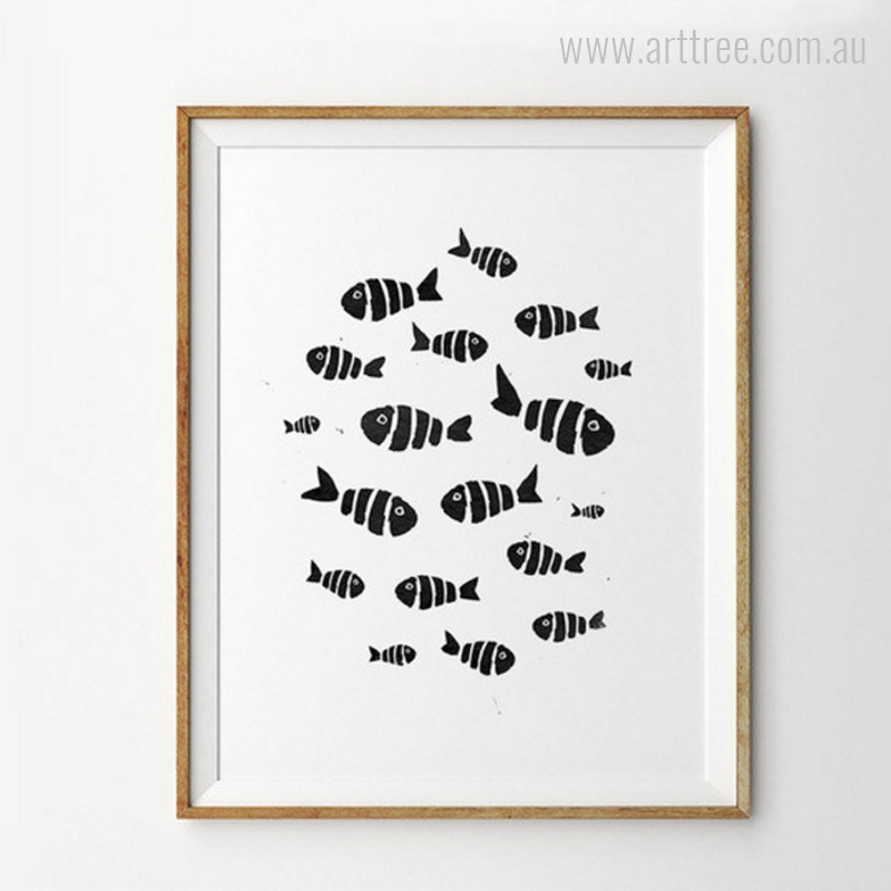 Minimalist Fish Design - arttree.com.au