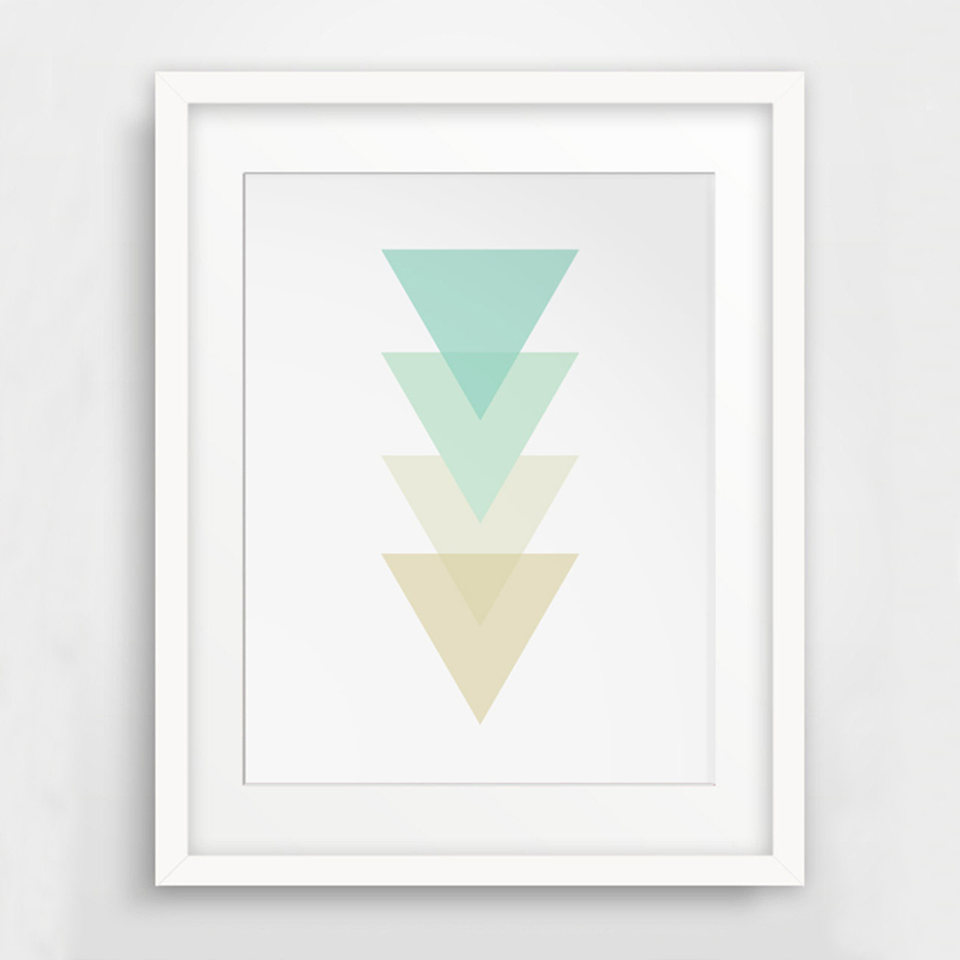 Abstract Geometric Triangles - arttree.com.au