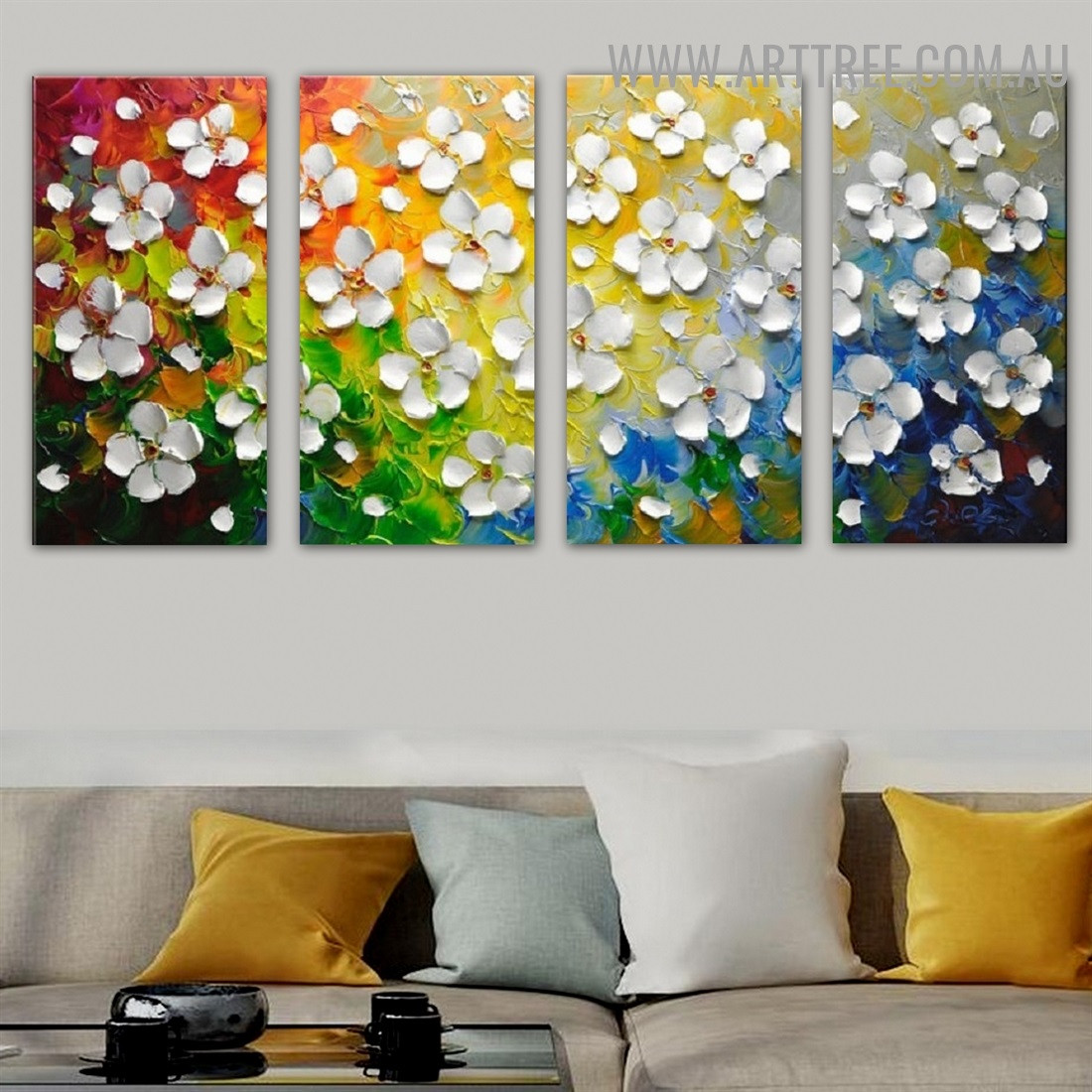Shop 4 Panel Canvas Painting | Split Panel Canvas Wall Art