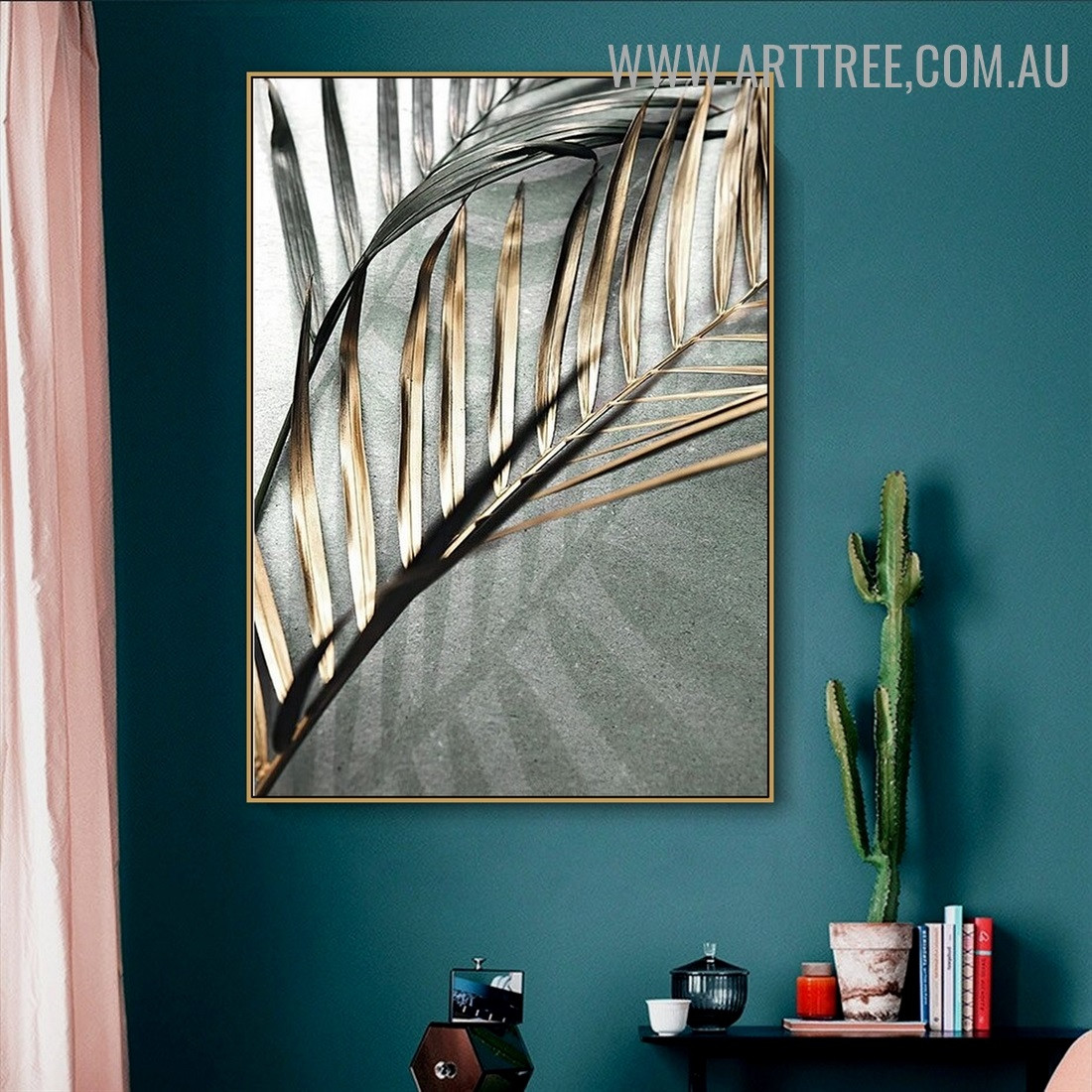 Tropical Palm Leaflets