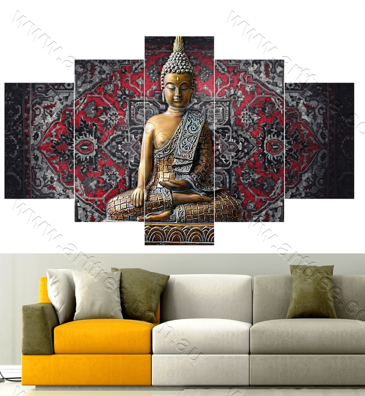 Shop Serene Buddha Canvas Prints | 35% OFF Buddha Art Online