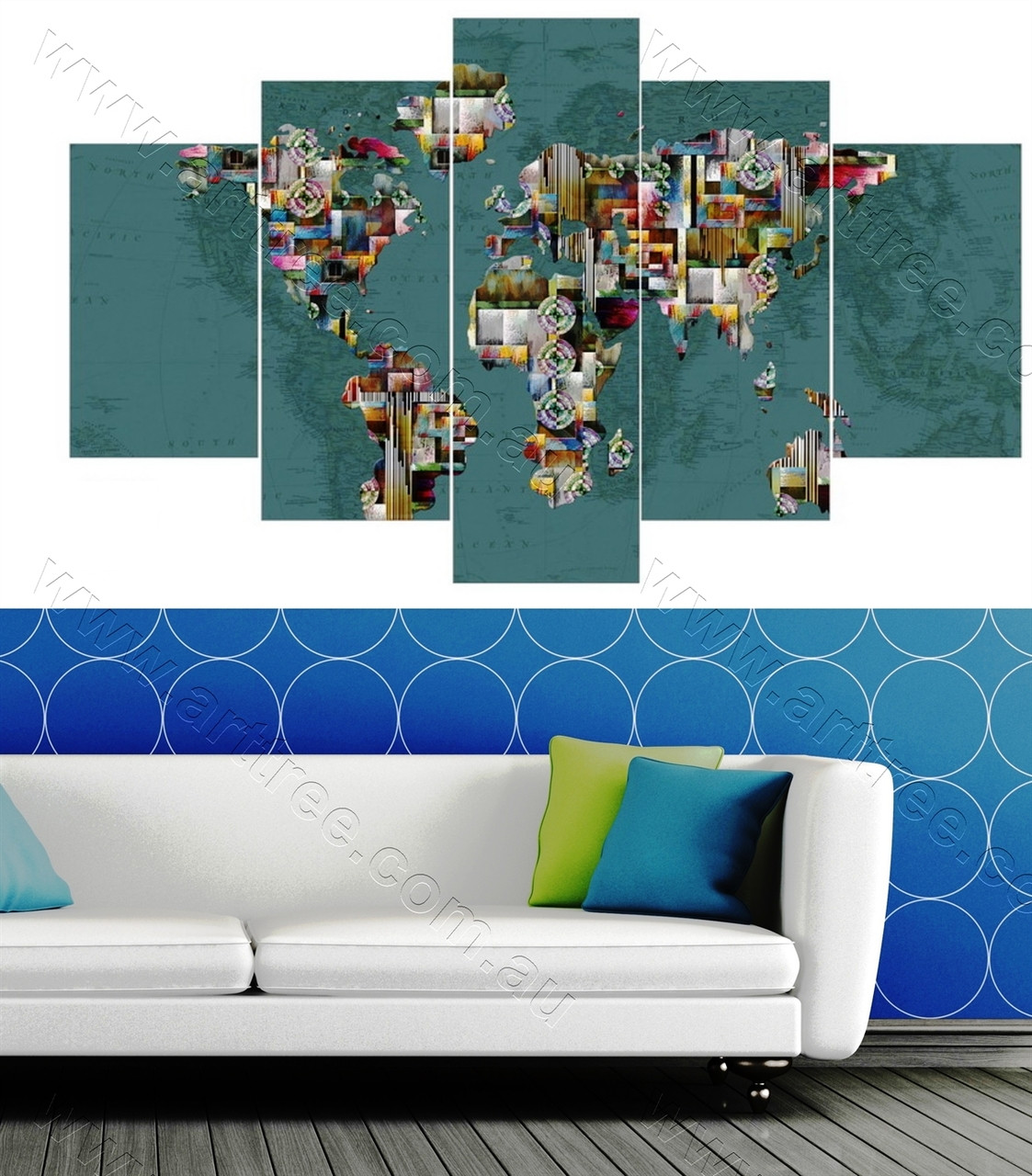 Abstract Map - arttree.com.au