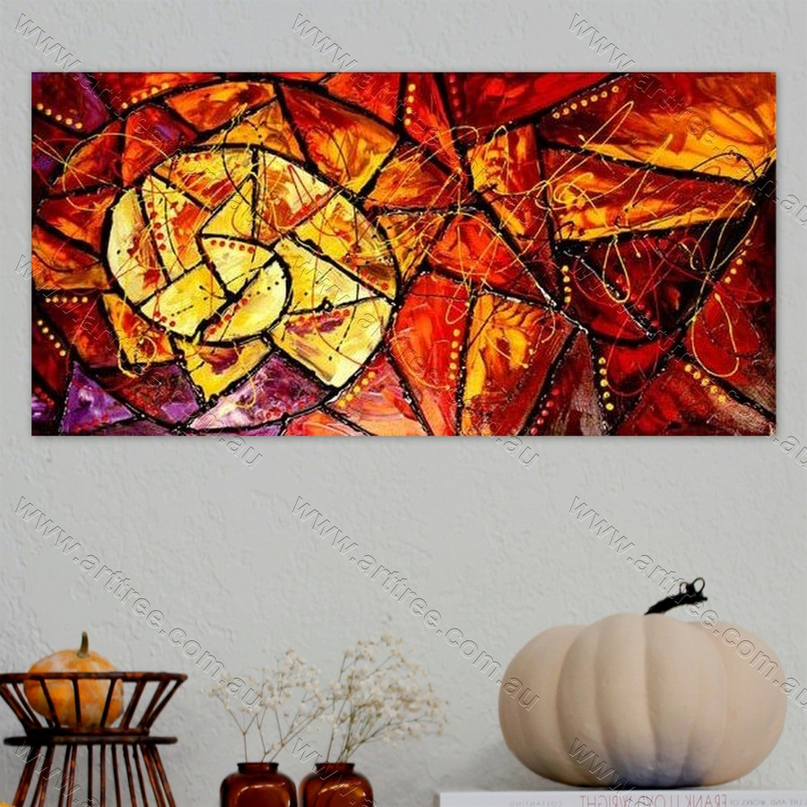 Red Splash Stripe - arttree.com.au