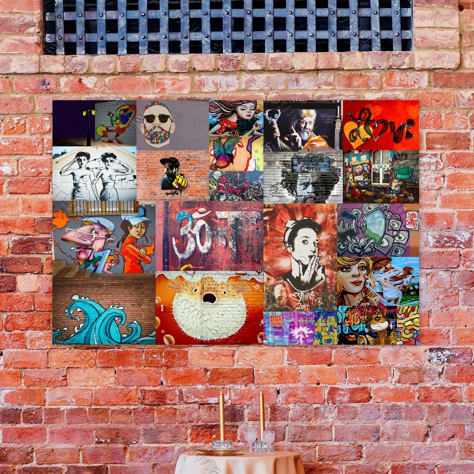 Good Ideas Urban Graffiti Collage - arttree.com.au