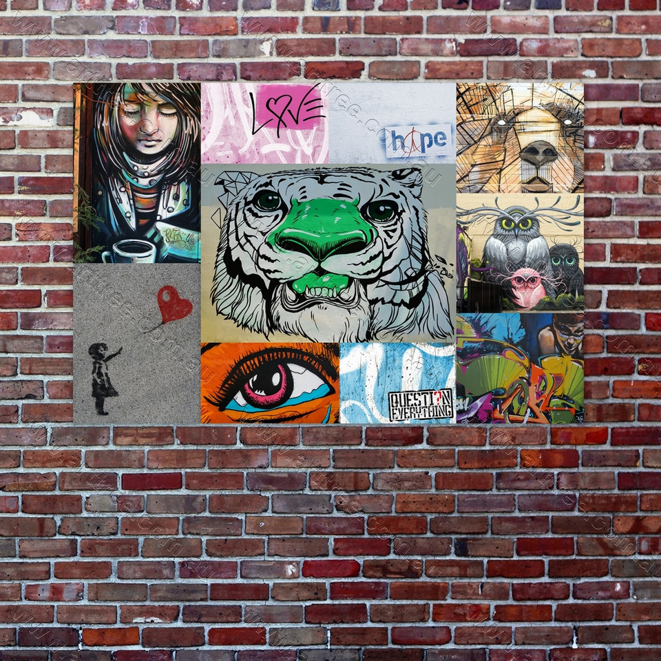 YAAM Graffiti Collage - arttree.com.au