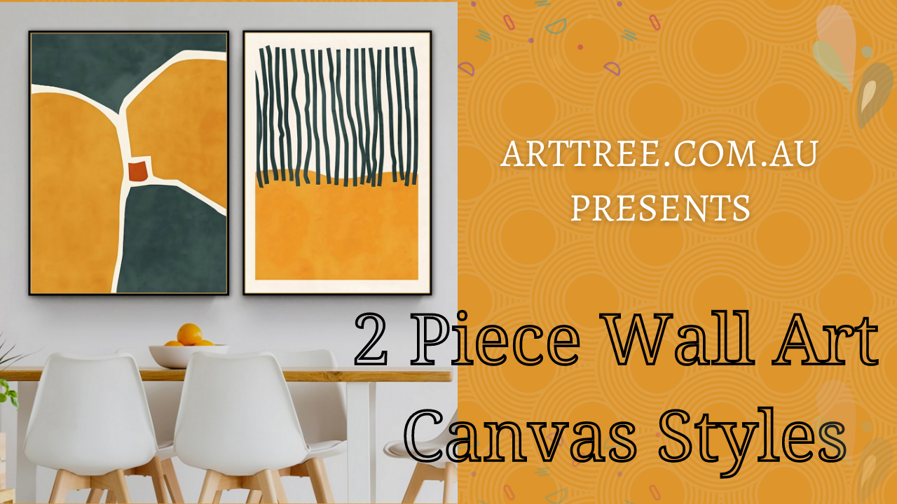 2 Piece Wall Art Canvas Styles Video - arttree.com.au