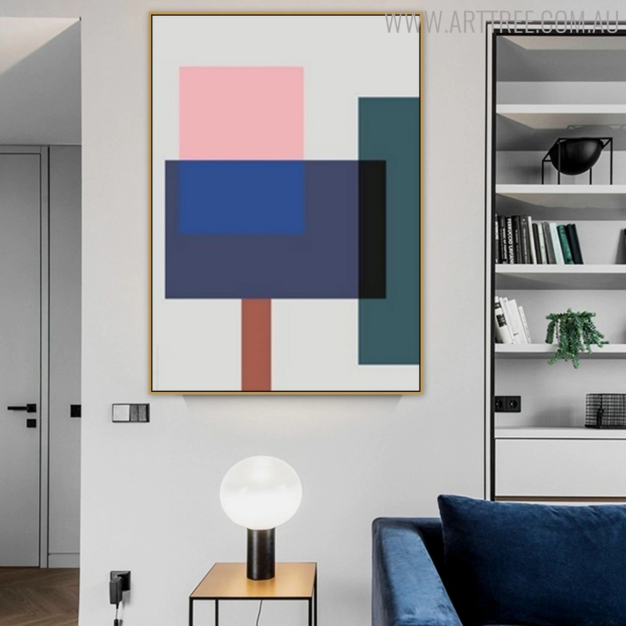 21 Cassy Blue Canvas Wall Art Prints - arttree.com.au