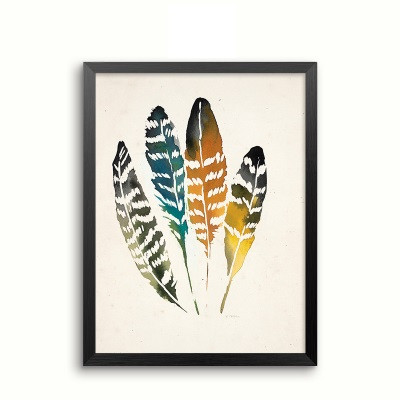 Abstract Native Feathers - arttree.com.au