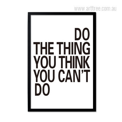 Do The Thing Inspirational Quote - arttree.com.au