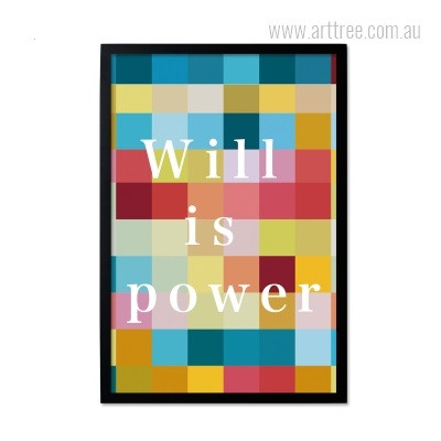 Inspirational Will is Power - arttree.com.au
