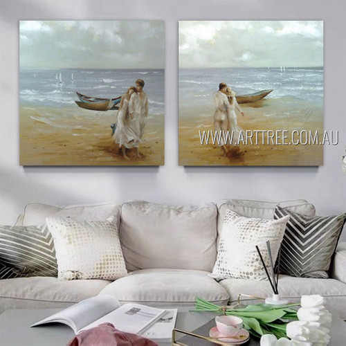 Couple Walking Wall Art Set - arttree.com.au