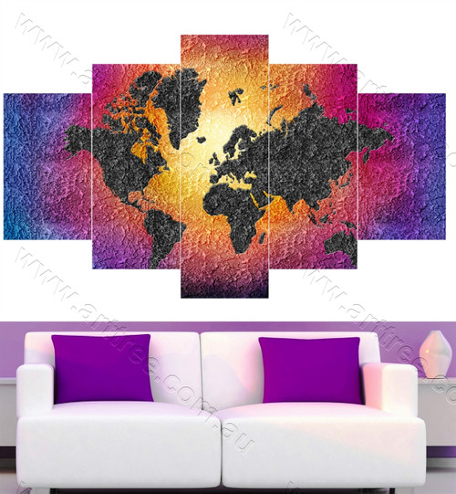 Beautiful Map Design - arttree.com.au