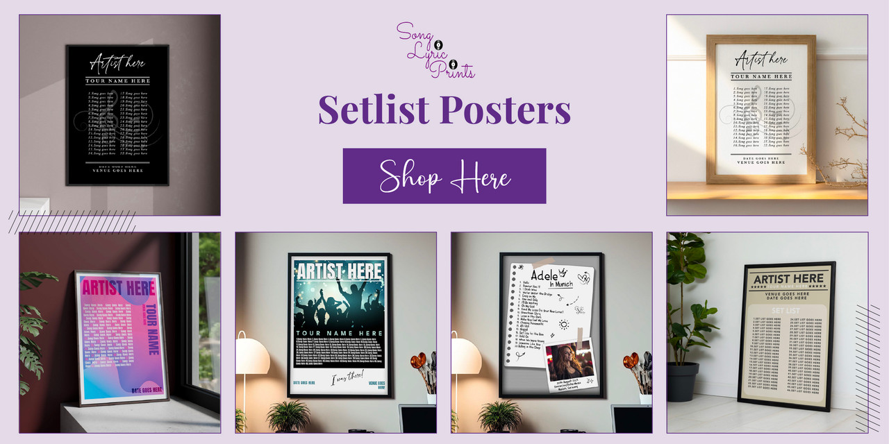Song Lyric Prints
