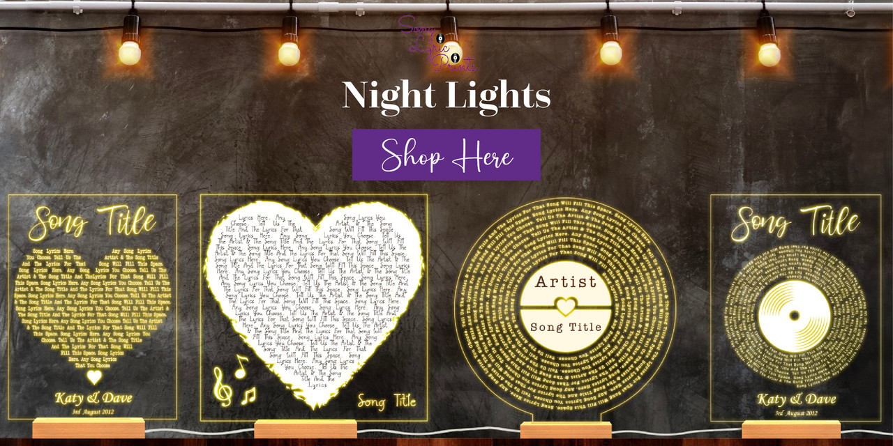 Song Lyric Prints