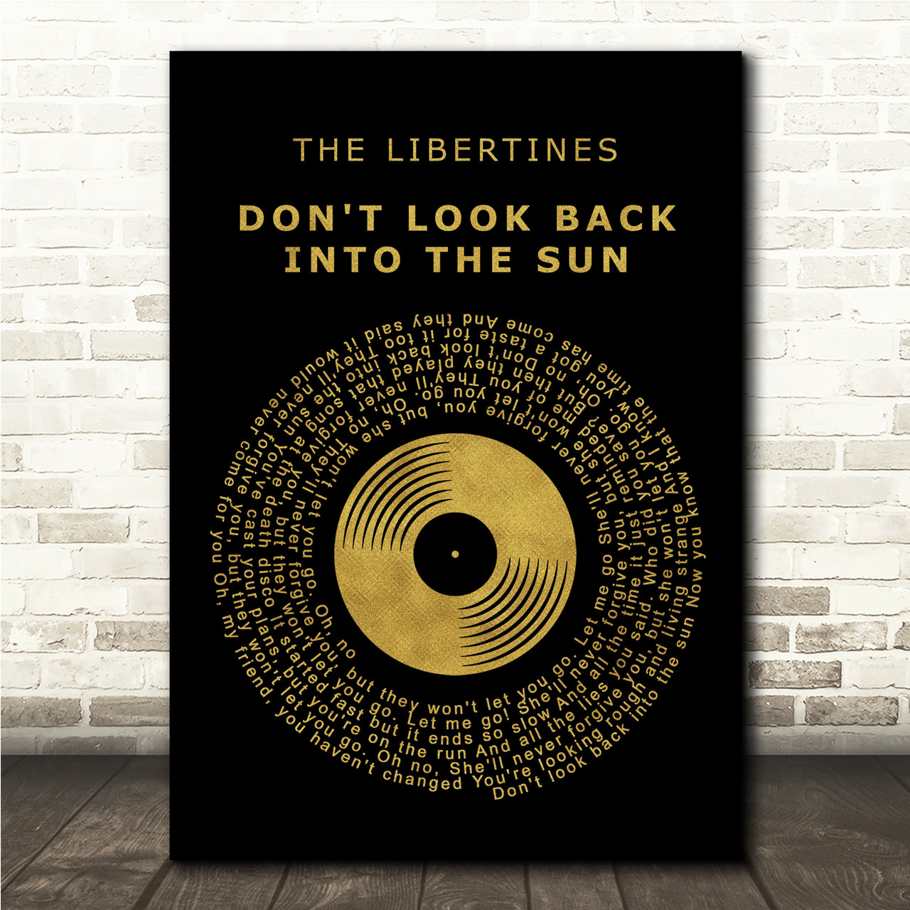 The Libertines Don't Look Back Into The Sun Black & Gold Vinyl Record ...