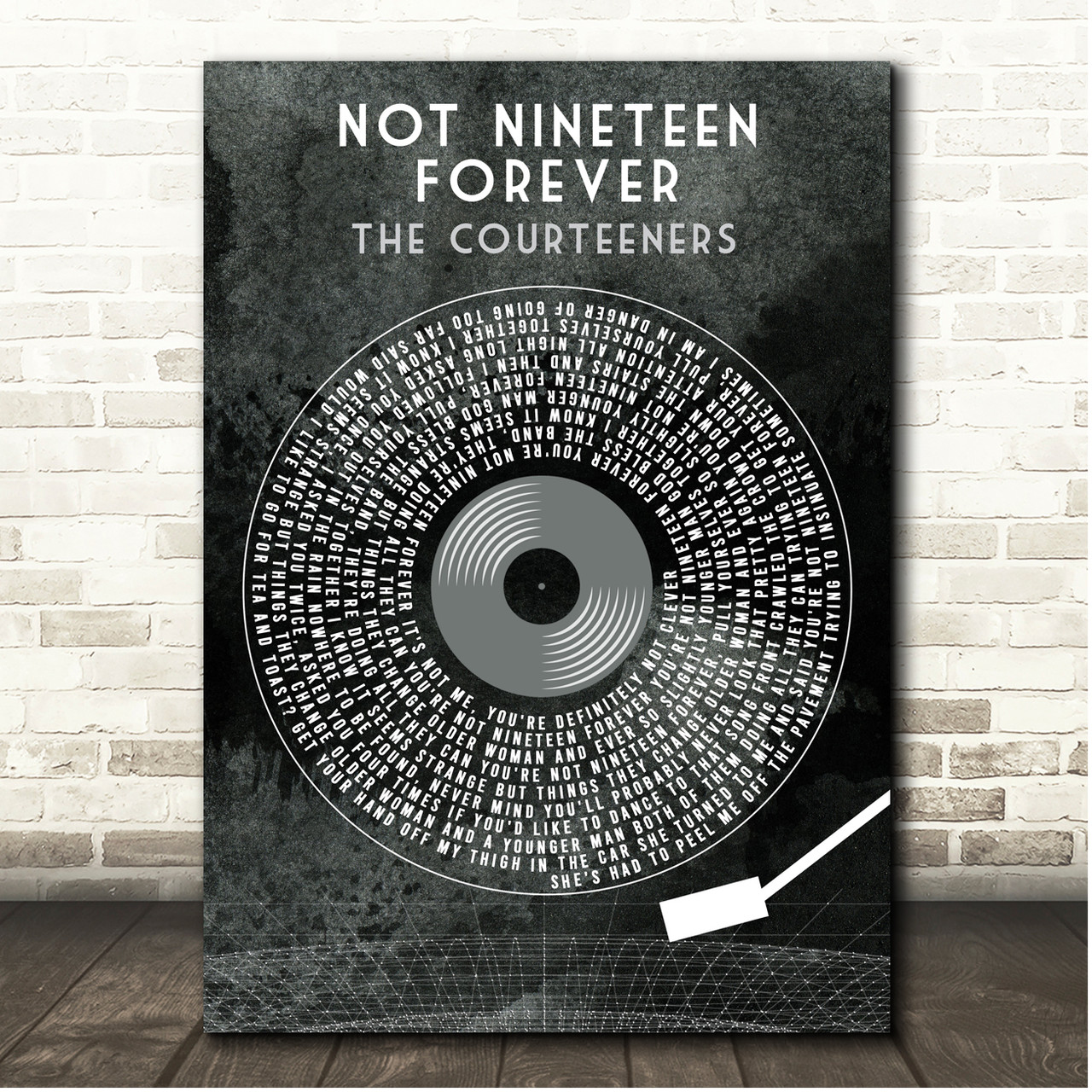 The Courteeners Not Nineteen Forever Grunge Grey Vinyl Record Song ...
