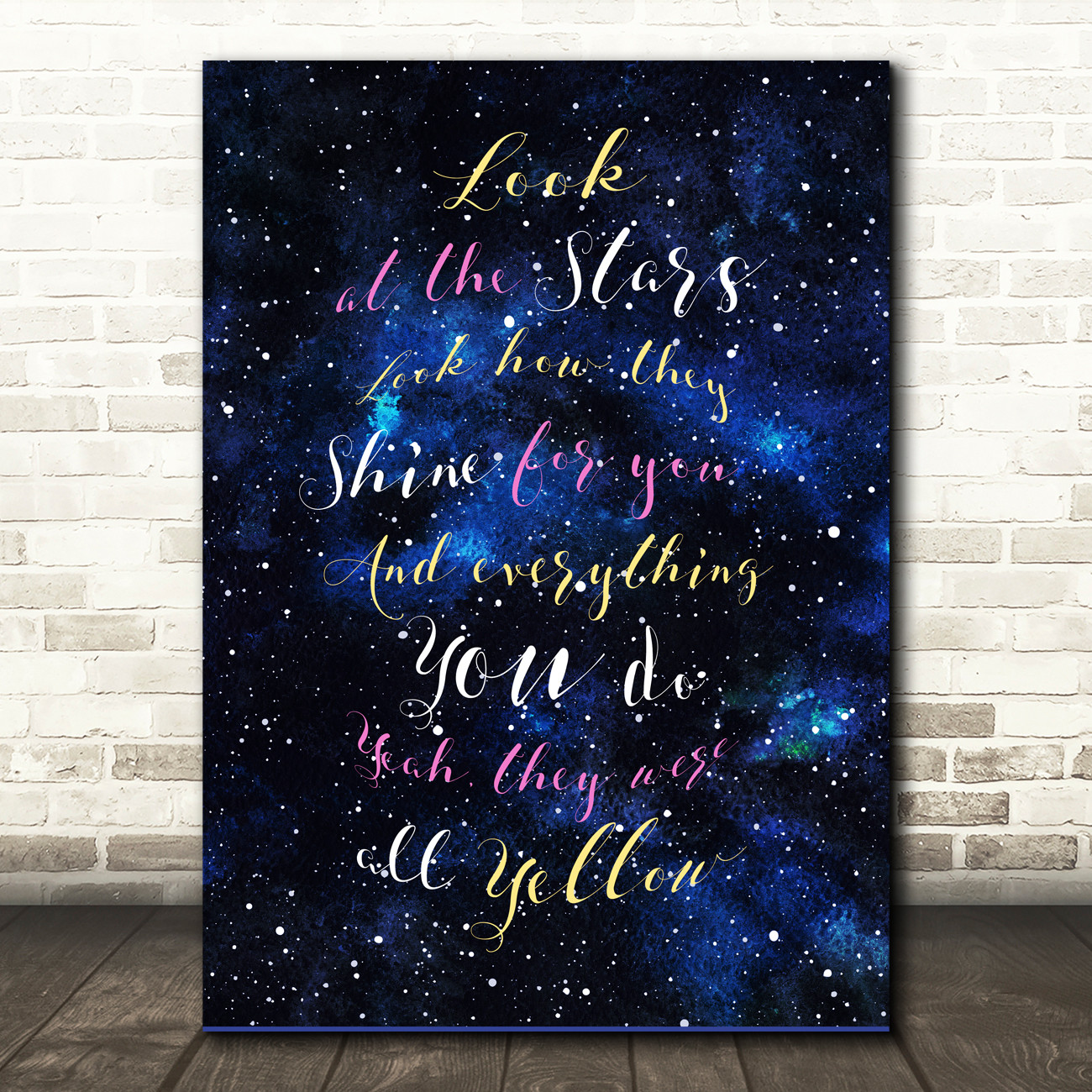 Music Wall Art | Song Lyrics Designs