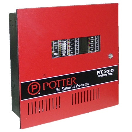 3992275 Potter PFC-5008 Red Fire Alarm Communication Panel Without DACT
