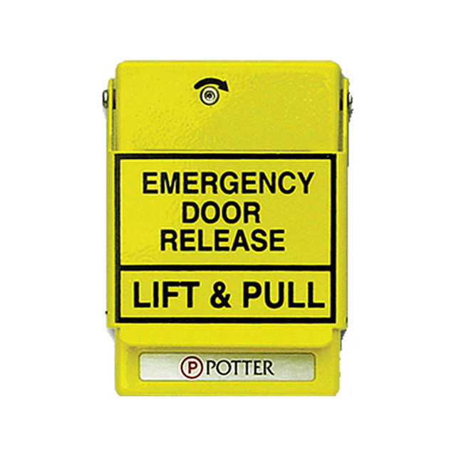1000401 Potter RMS-1T-WP Weather Proof Single Action Pull Station