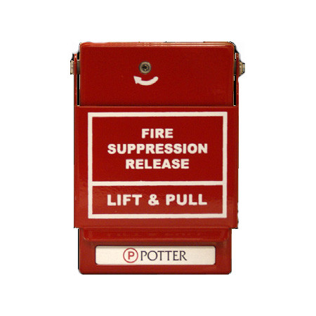 1000627 Potter RMS-1T-WP-LP SPST Dual Action Weather Proof Pull Station ...