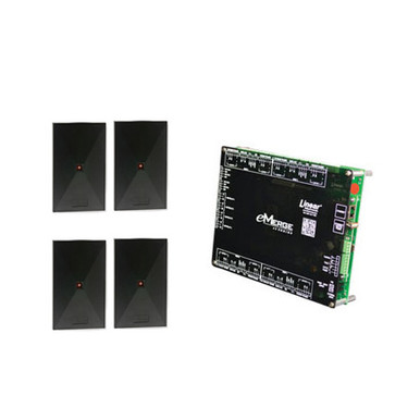 ACM4DB Linear eMerge Elite 4-Door 4-Reader Access Control Module Bundle