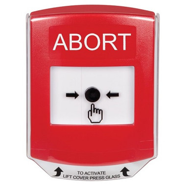 GLR021AB-EN STI Red Indoor Only Shield Key-to-Reset Push Button with ...