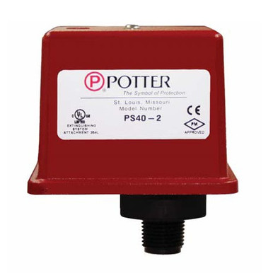 1340404 Potter PS40-2 Pressure switch with two sets SPDT contacts