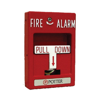 1000450 Potter RMS-1T-KO Single Action Key Operated Pull Station