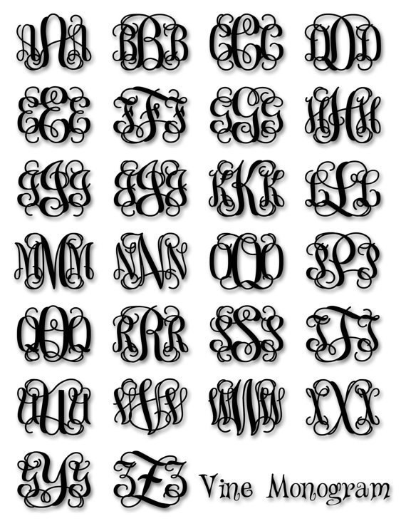 Wooden Monogram Letters with Square Border - MonogramCrafty