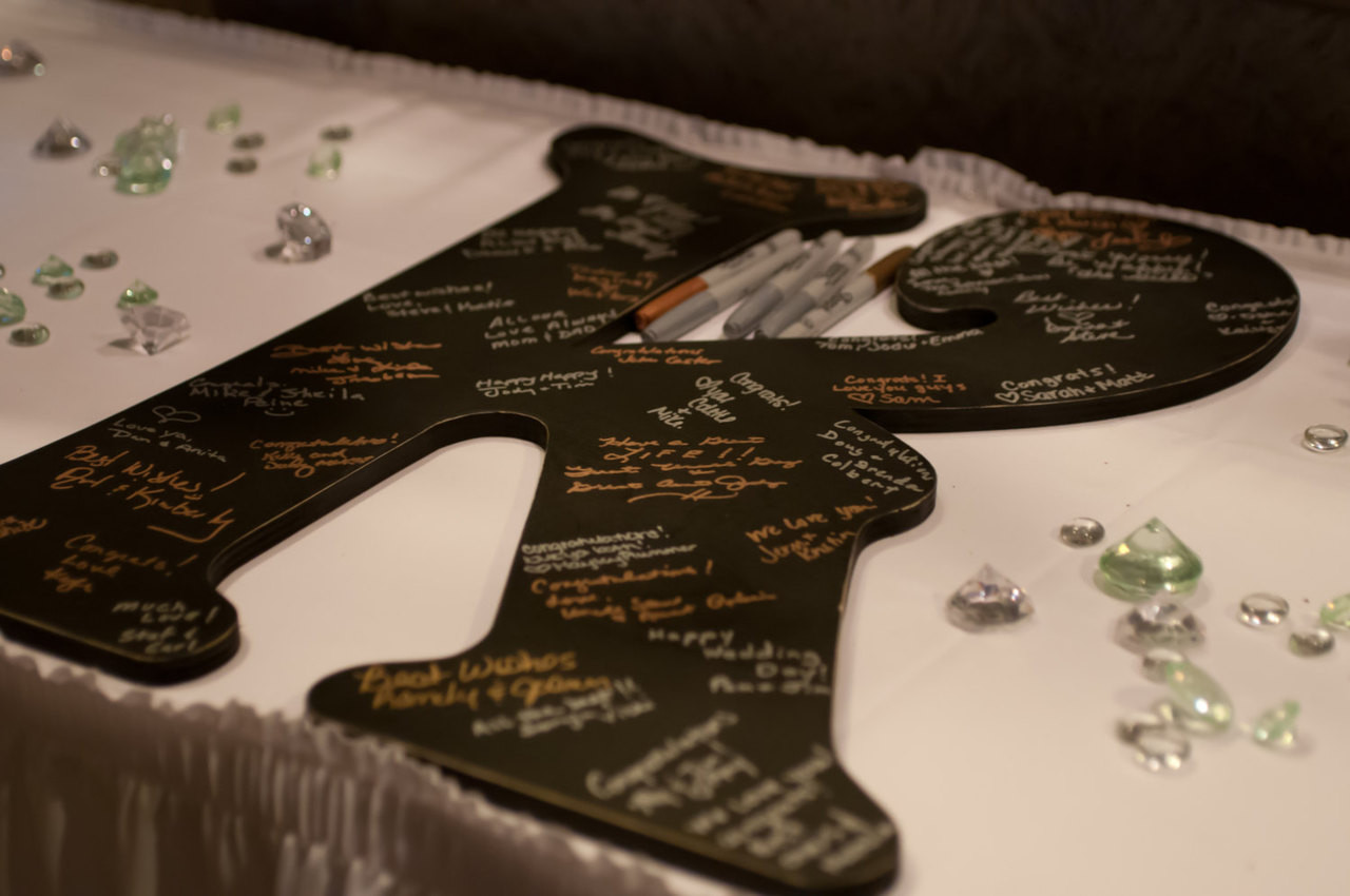 Large Guest Book Letters - MonogramCrafty