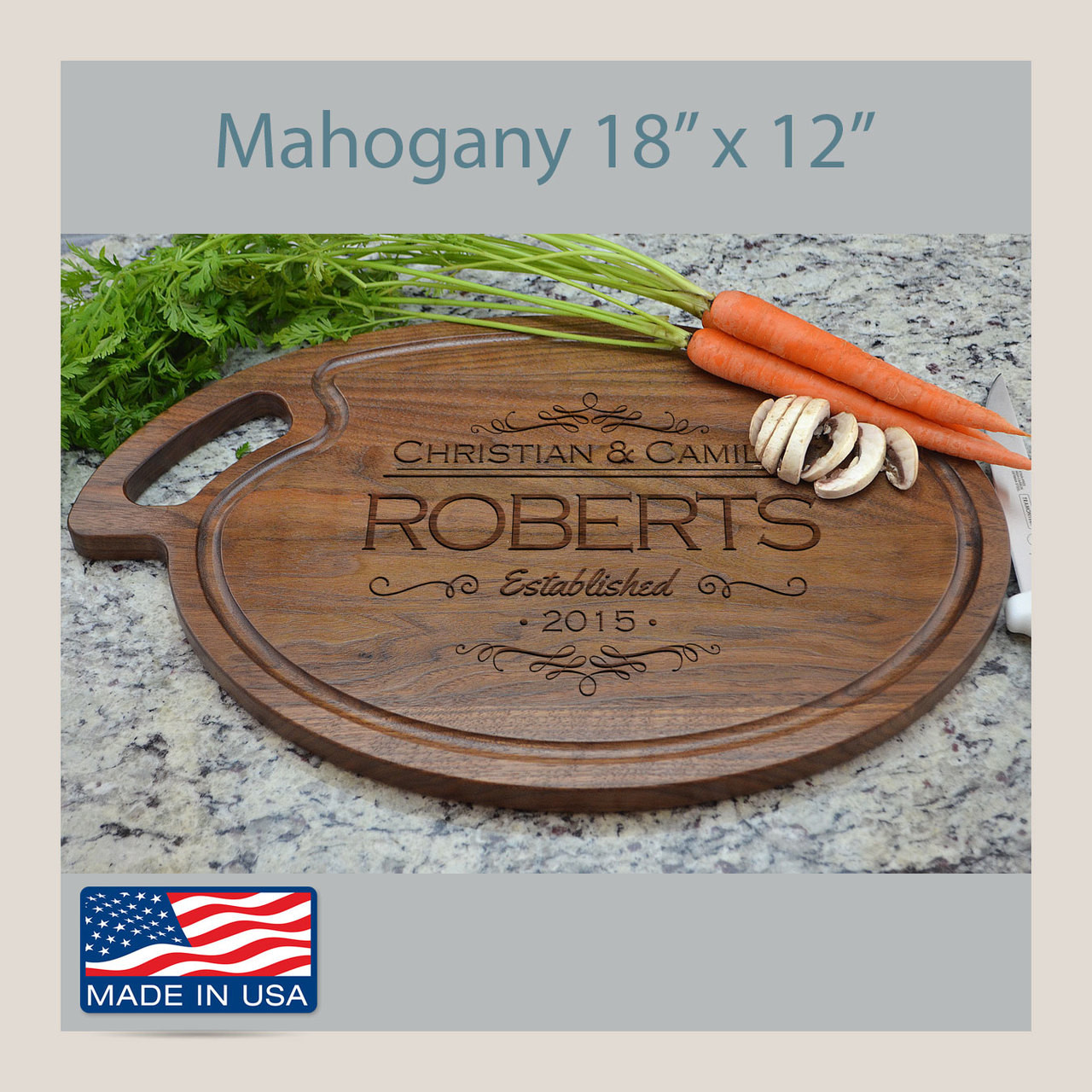 Personalized Cutting Boards - Engraved Custom Cutting Board