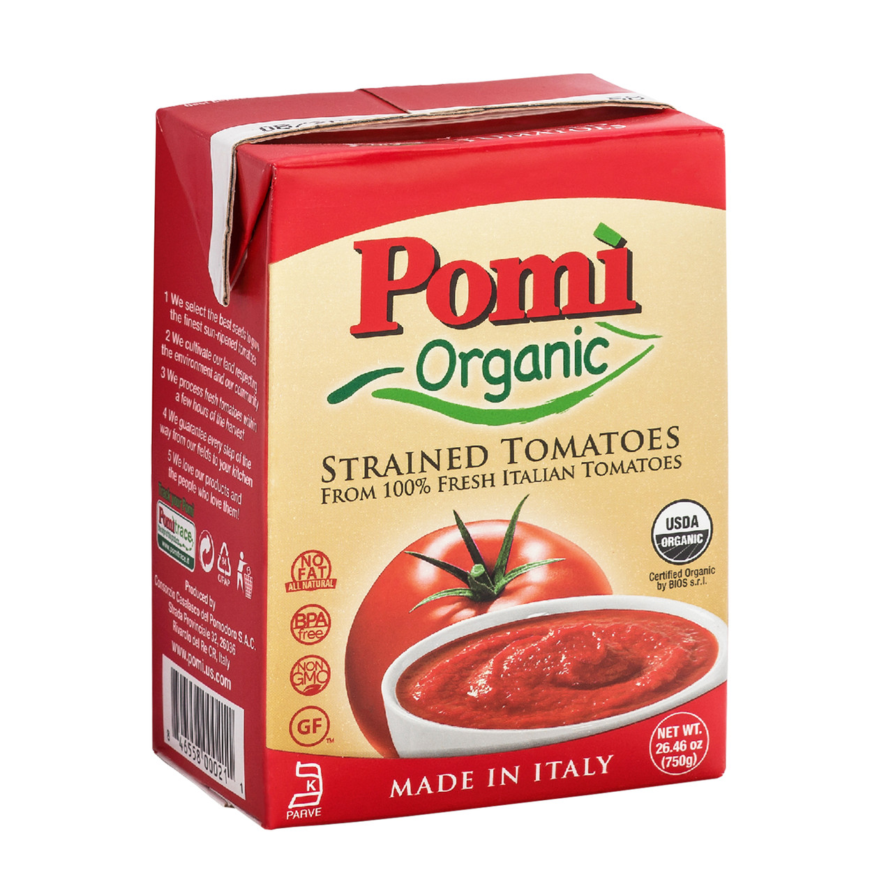 Organic Strained Tomatoes - EZ MARKET