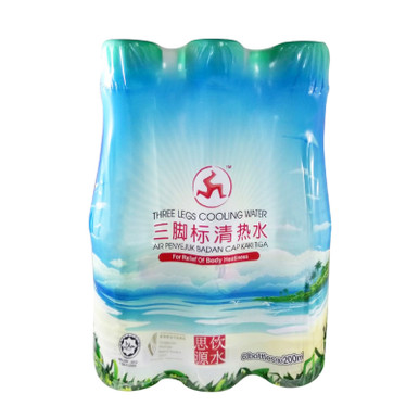 Three Legs Cooling Water, 8 x 6s x 200ml - EZ Market
